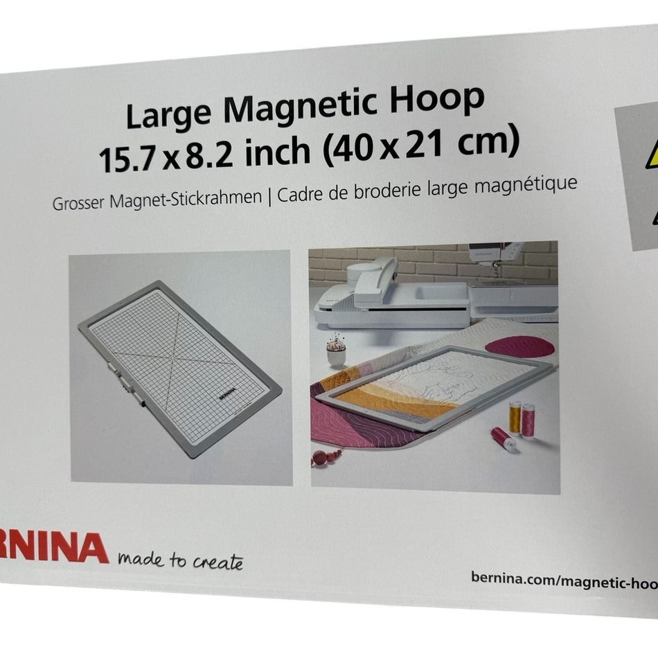 Bernina Embroidery Hoop Large Magnetic 210mm x 400mm – River City ...