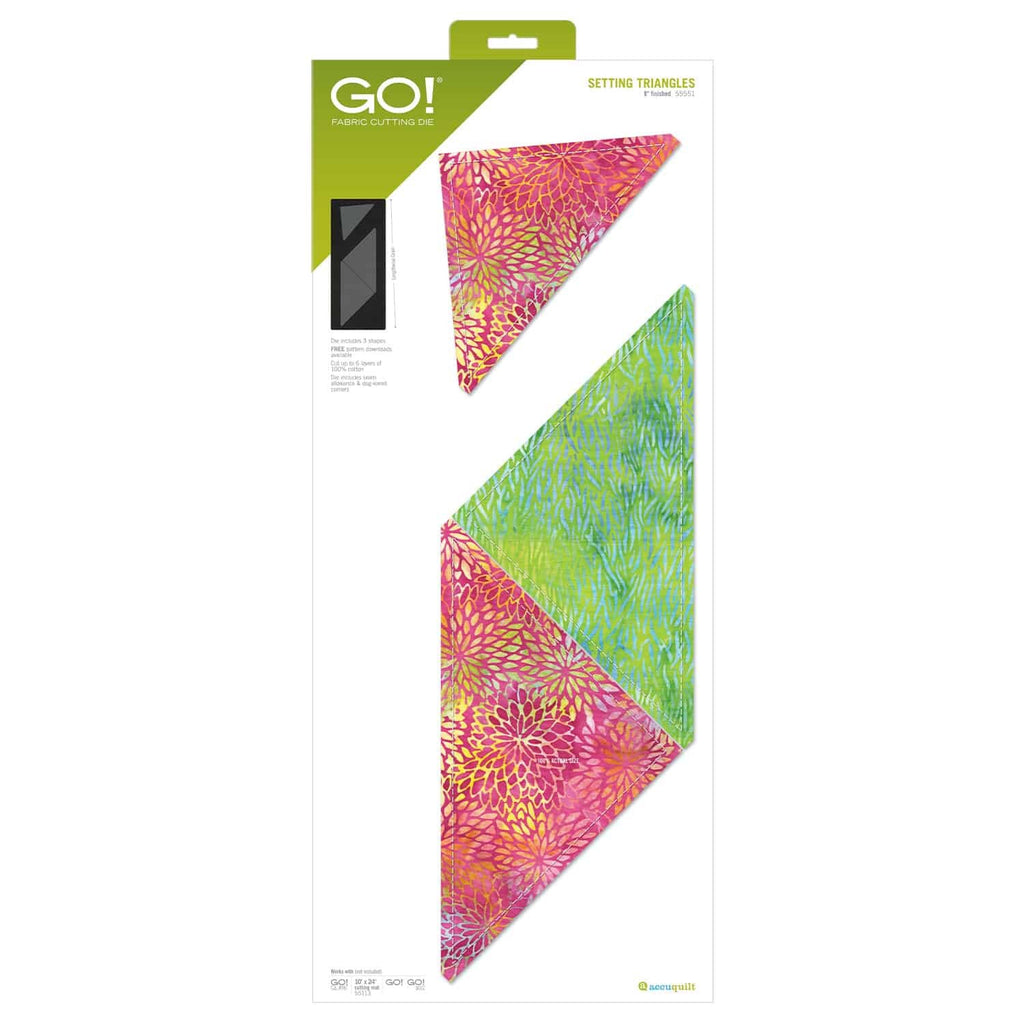 Accuquilt Go! Setting Triangles 8" Finished (55551) – River City Sewing ...