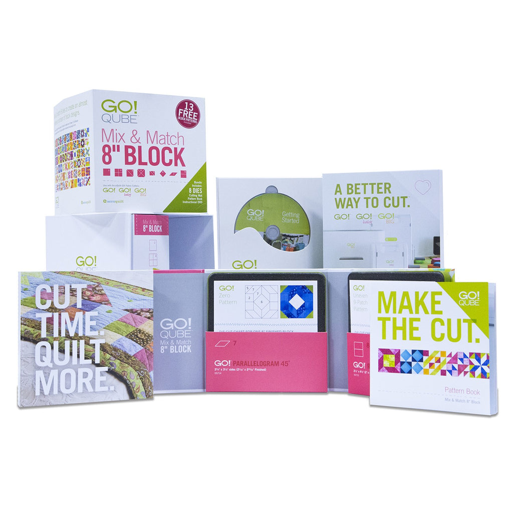 Accuquilt Go! Qube 8" Mix and Match Block Set (55776) – River City ...