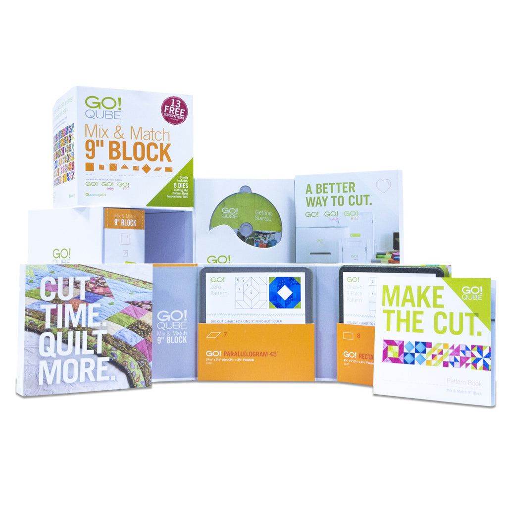 Accuquilt Go! Qube 9" Mix and Match Block Set (55777) – River City ...