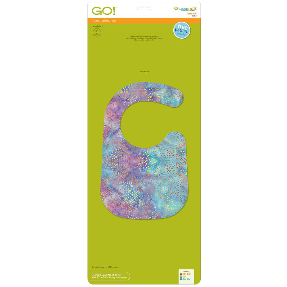 Accuquilt Go! Baby Bib (55864) – River City Sewing Machine Centre