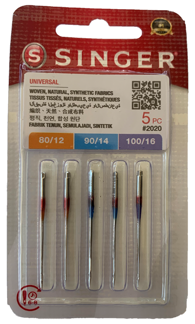 Singer Needles 2020 Assortment 80-100 Pk 5 – River City Sewing Machine ...