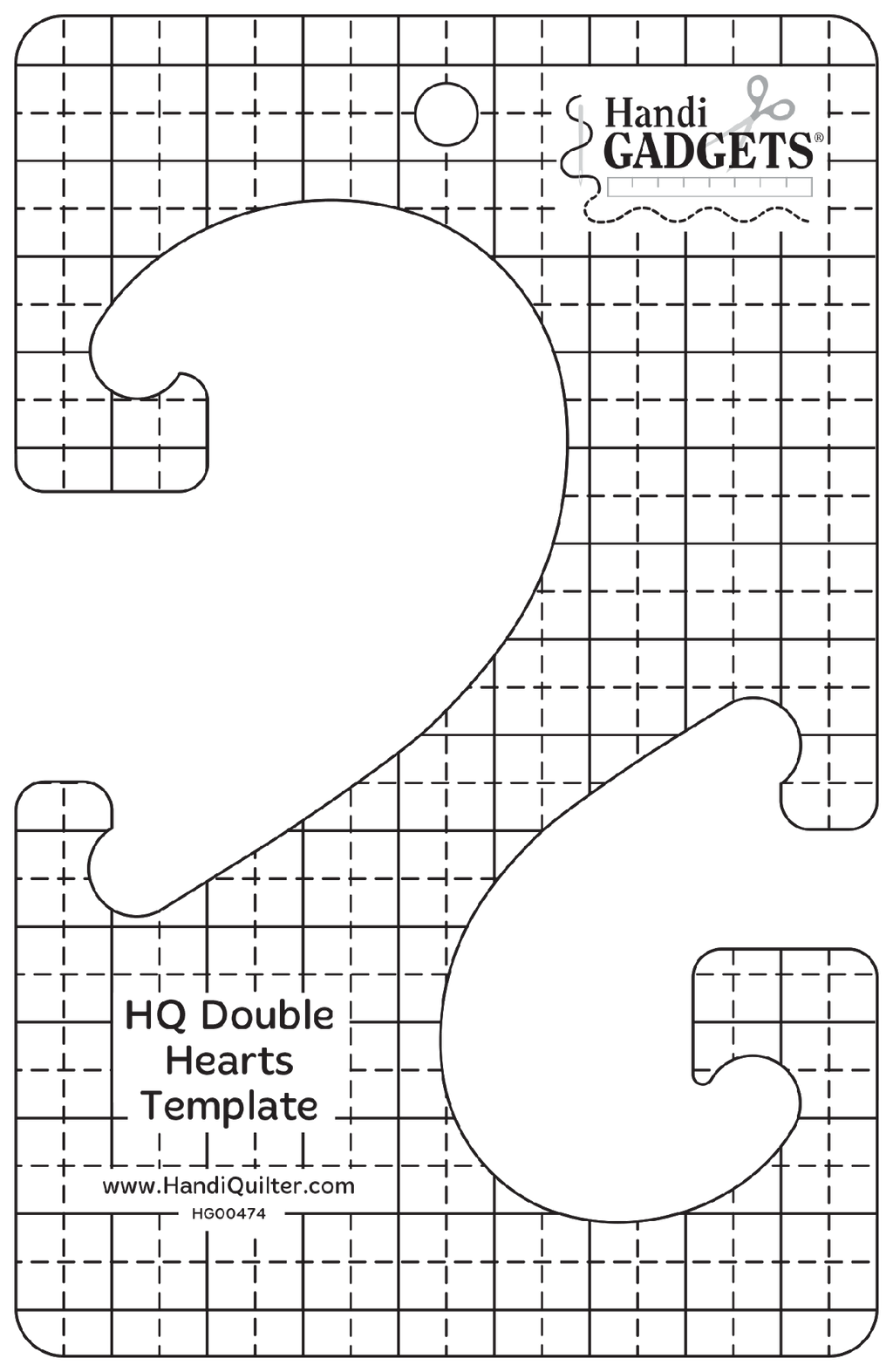 Handi Quilter Ruler Scalloped Double Hearts – River City Sewing Machine ...