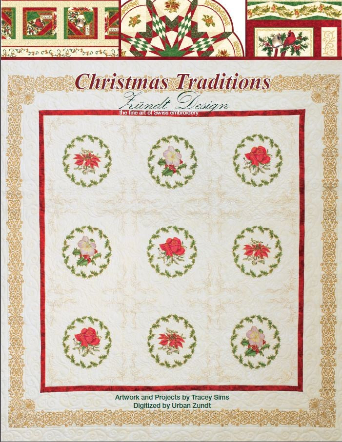 Zundt Designs Christmas Traditions Book/CD – River City Sewing Machine ...
